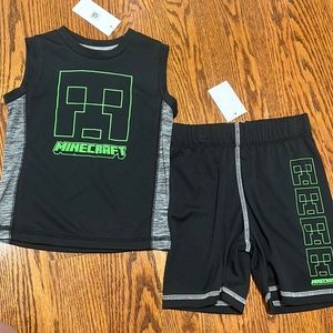 Minecraft | Matching Sets | Nwt Sleeveless Minecraft Set | Poshmark